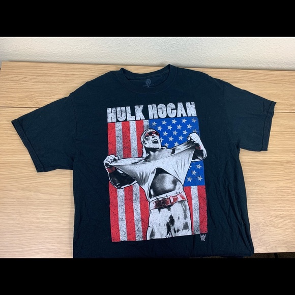 WWE | Shirts | Wwe Legends Hulk Hogan Americana Medium Tshirt Licensed ...